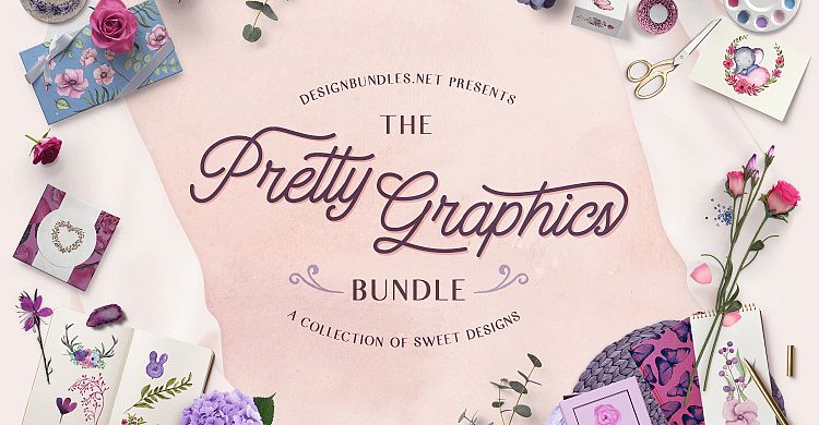 The Pretty Graphics Bundle | Design Bundles