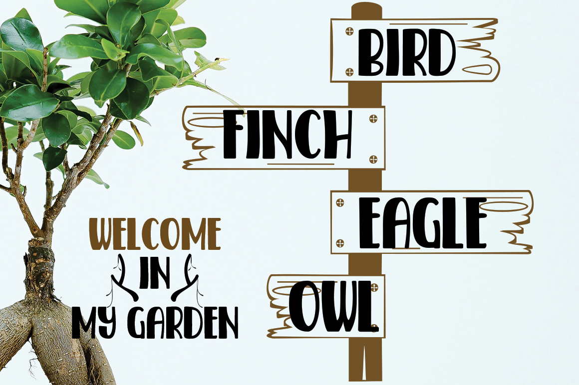 Garden Signboard