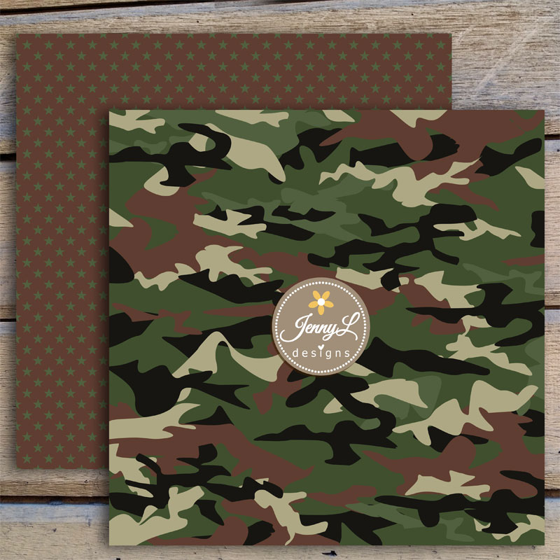 Military Digital Papers (83399) | Backgrounds | Design Bundles