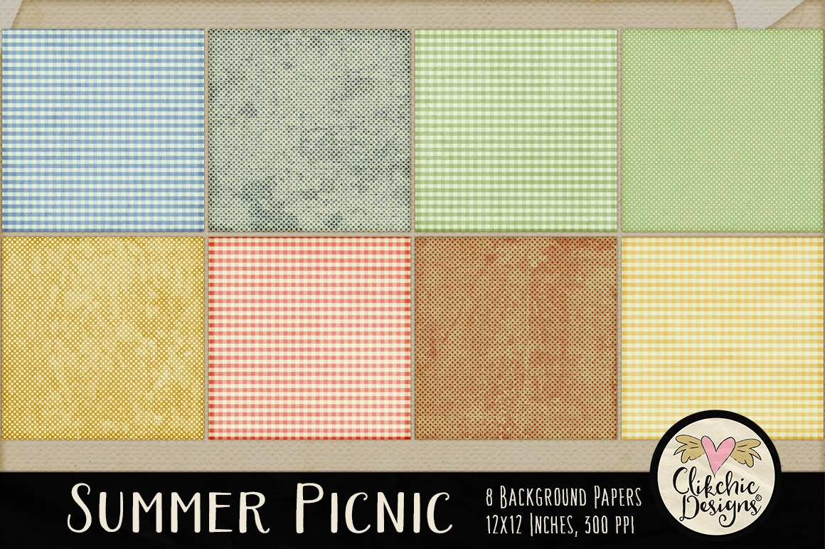Summer Picnic Background Textures