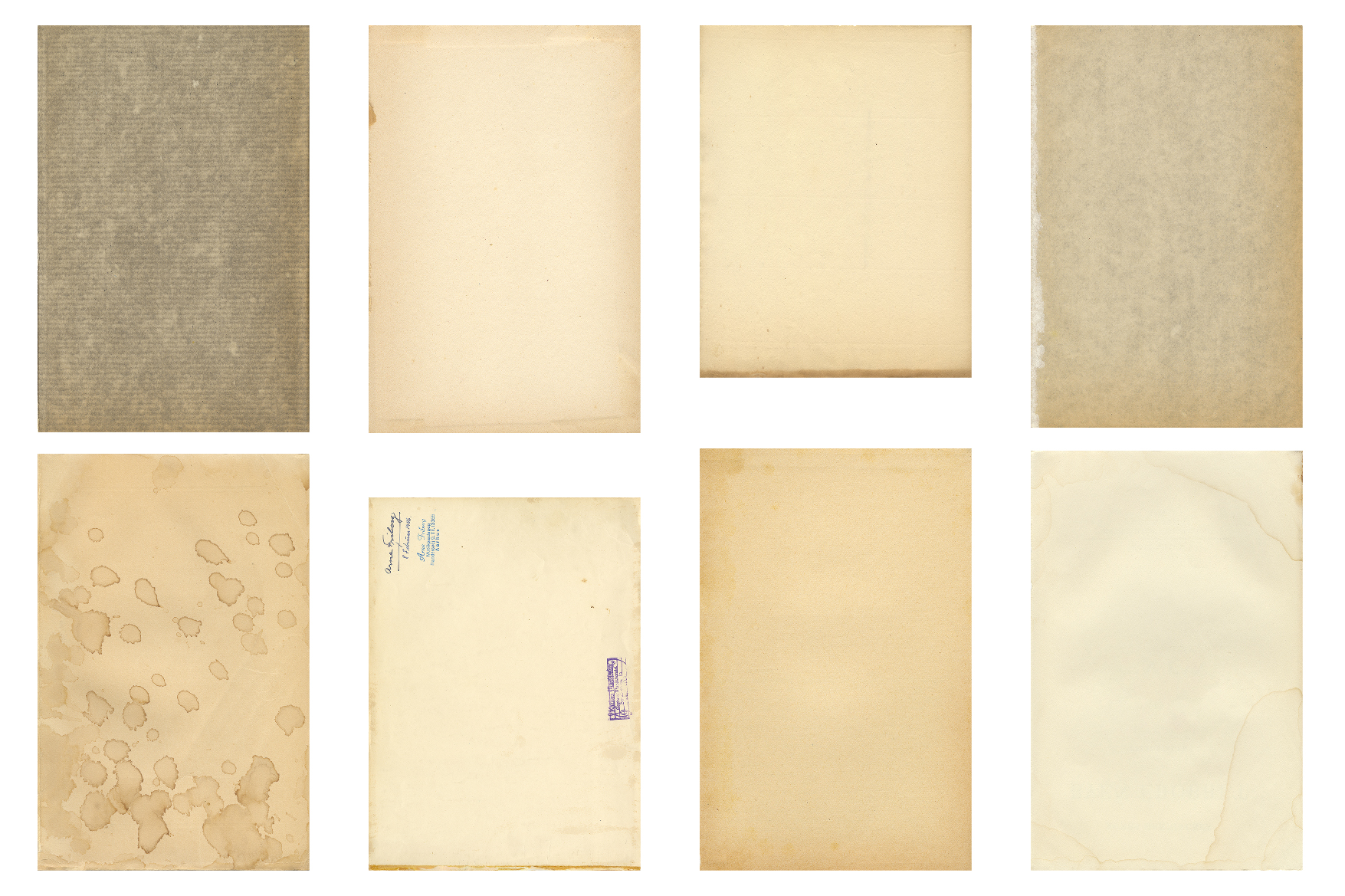 The Dusty Vintage Paper Pack Vol. 1 (116106) | Textures | Design Bundles