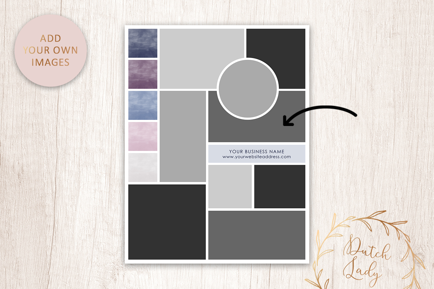 PSD Mood & Vision Board - Adobe Photoshop Template - #4 (67187) | Other ...