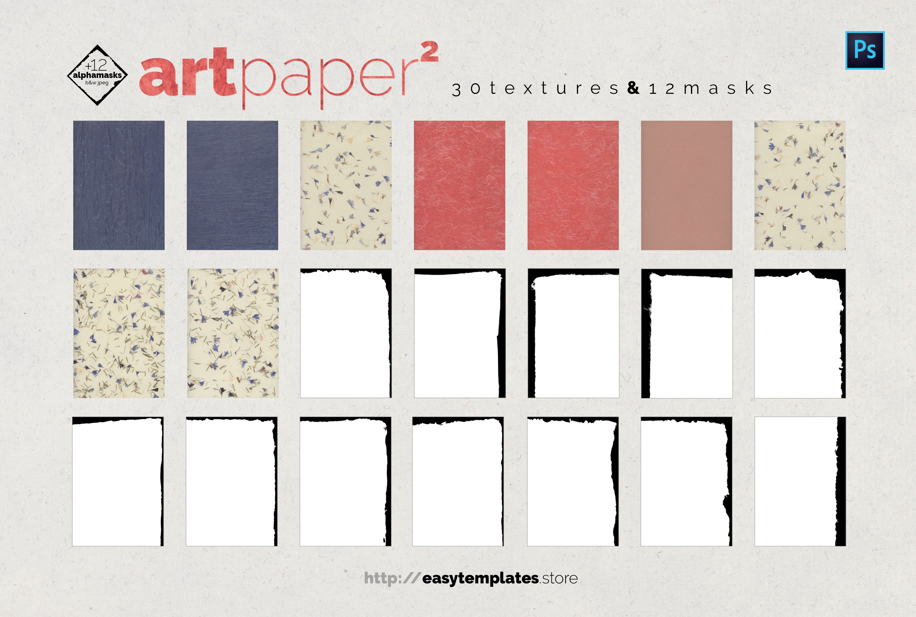 art paper vol.2 - paper textures & alpha (78483) | Textures | Design ...