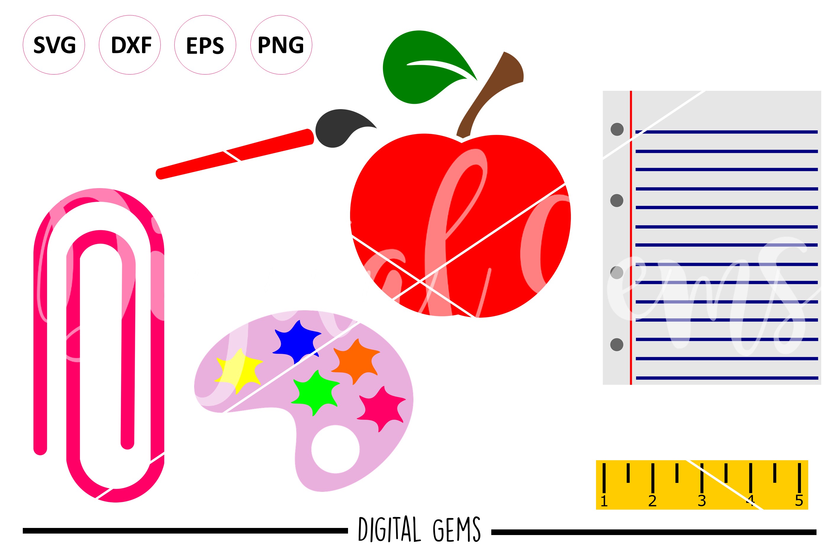 The gigantic school teacher bundle (108533) | SVGs | Design Bundles