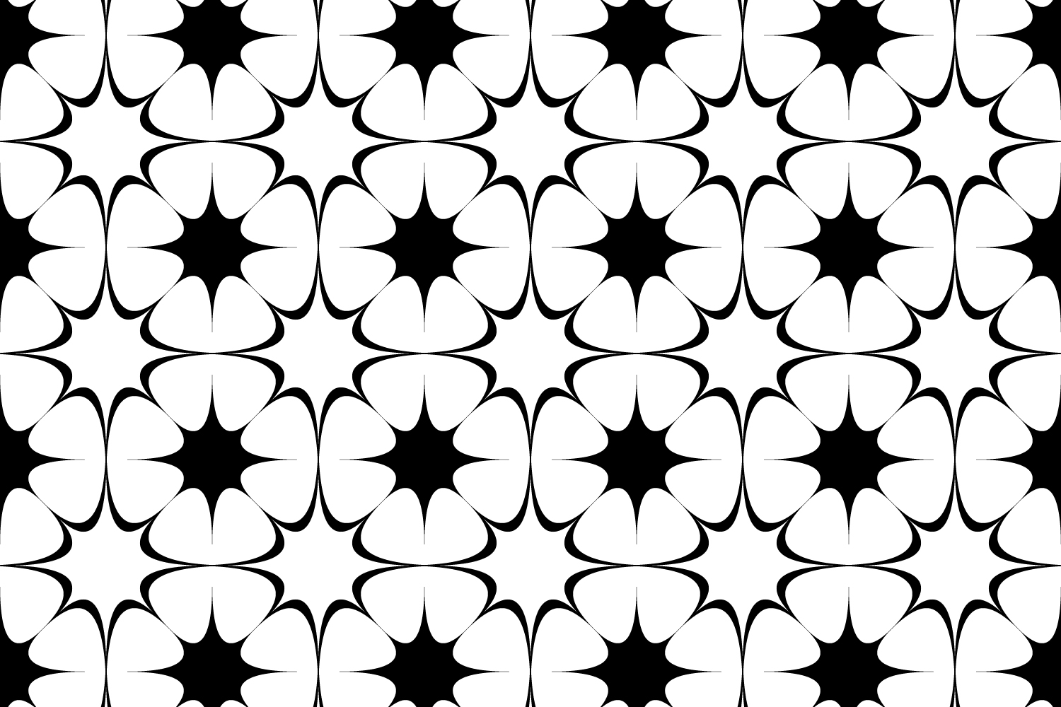 40 Seamless Curved Star Patterns (AI, EPS, JPG 5000x5000)