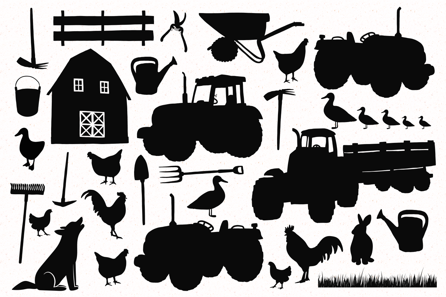 Farm Silhouettes
