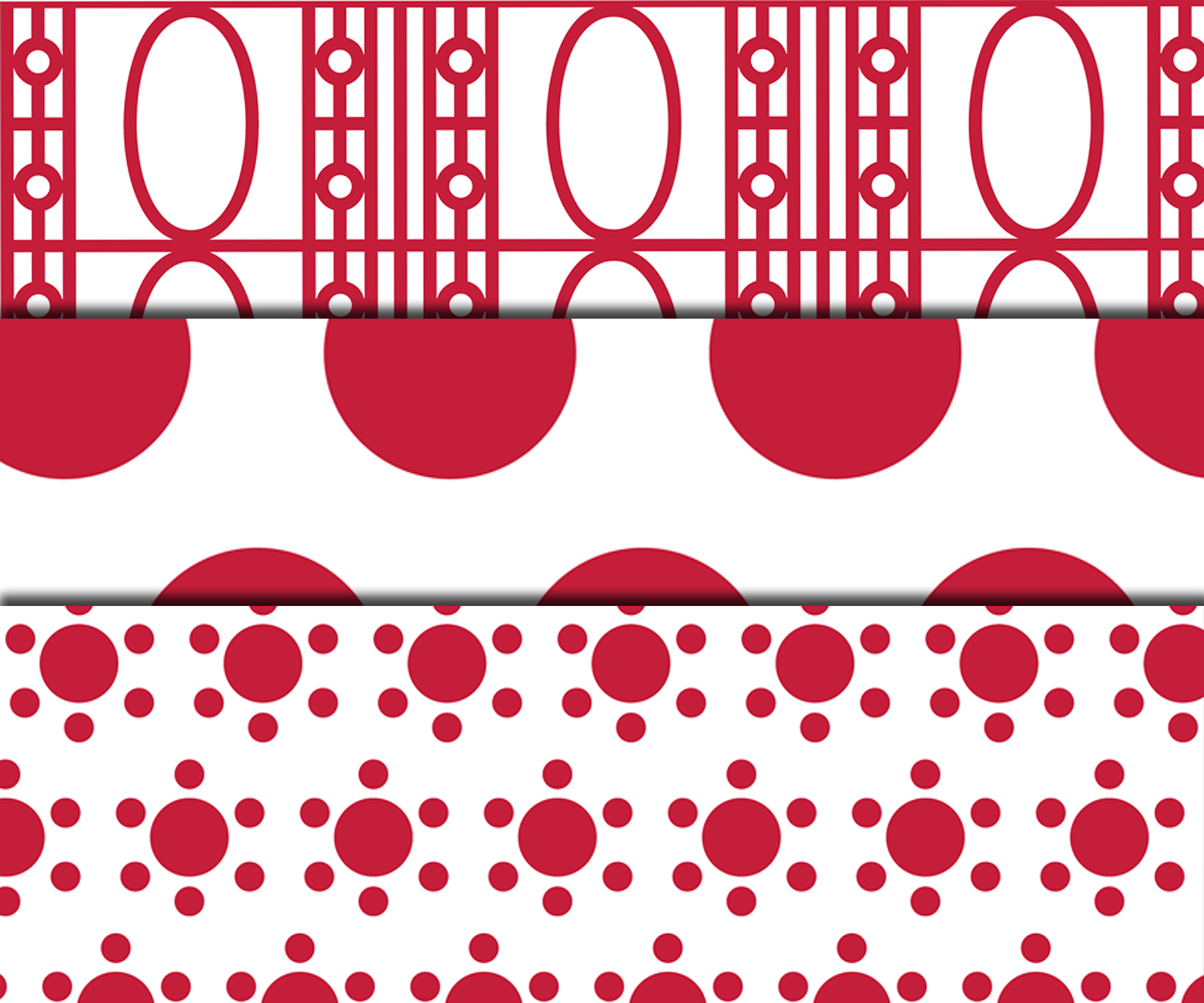 Red Polka Dot digital paper (30823) | Backgrounds | Design Bundles