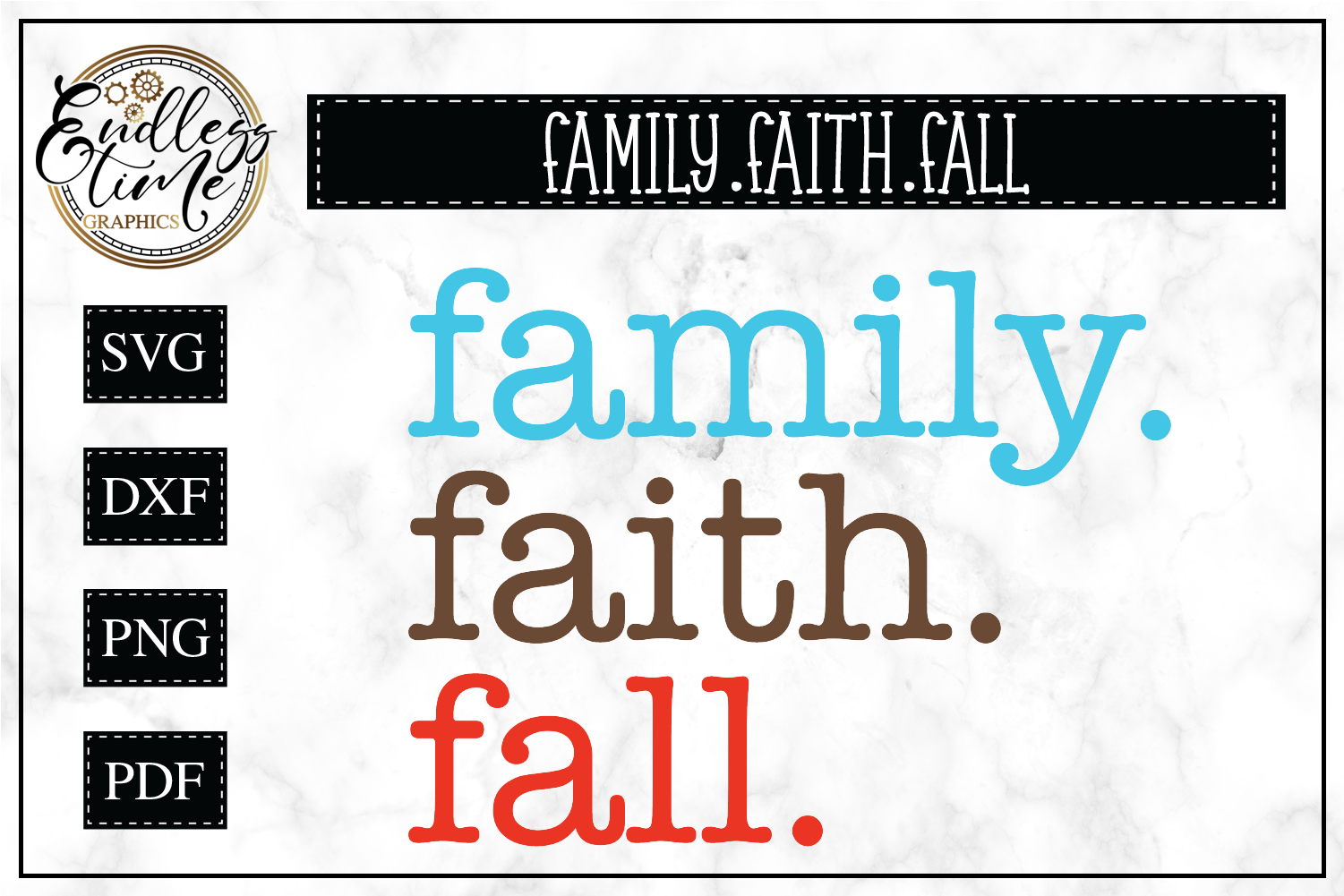 Family. Faith. Fall. Svg Cut File (132390) | Cut Files | Design Bundles