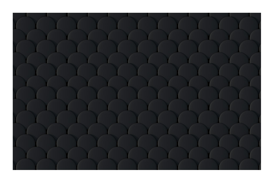 3D Patterns Matte Black Edition