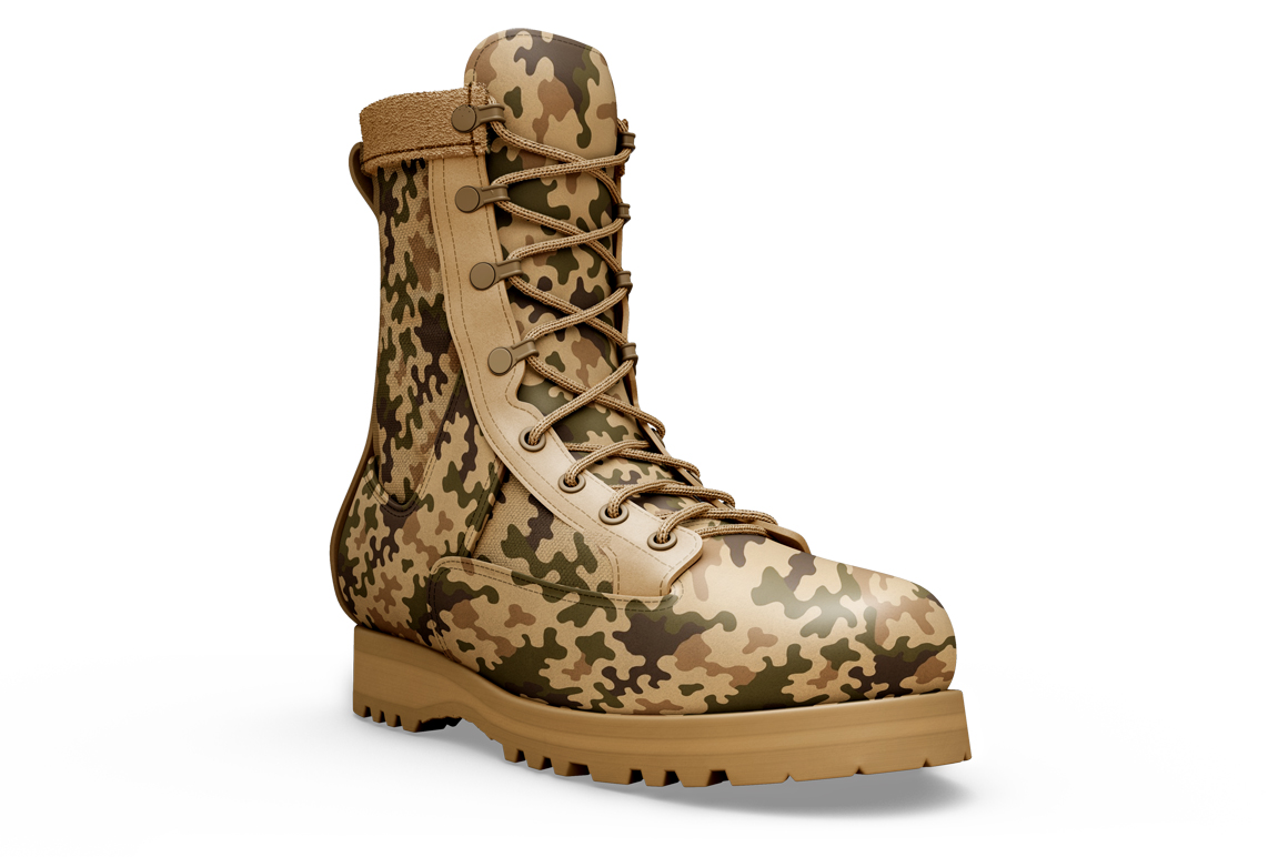 Military Boots Mockup (48272) | Mock Ups | Design Bundles