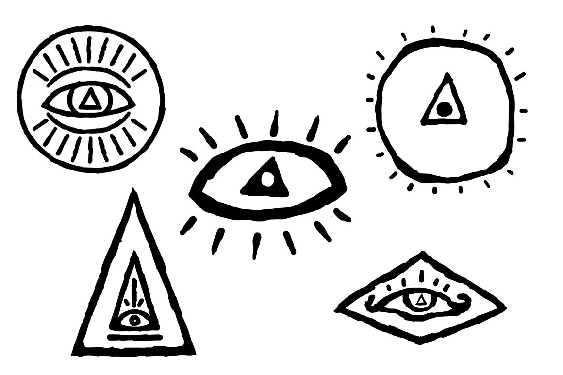 Eye symbols collection