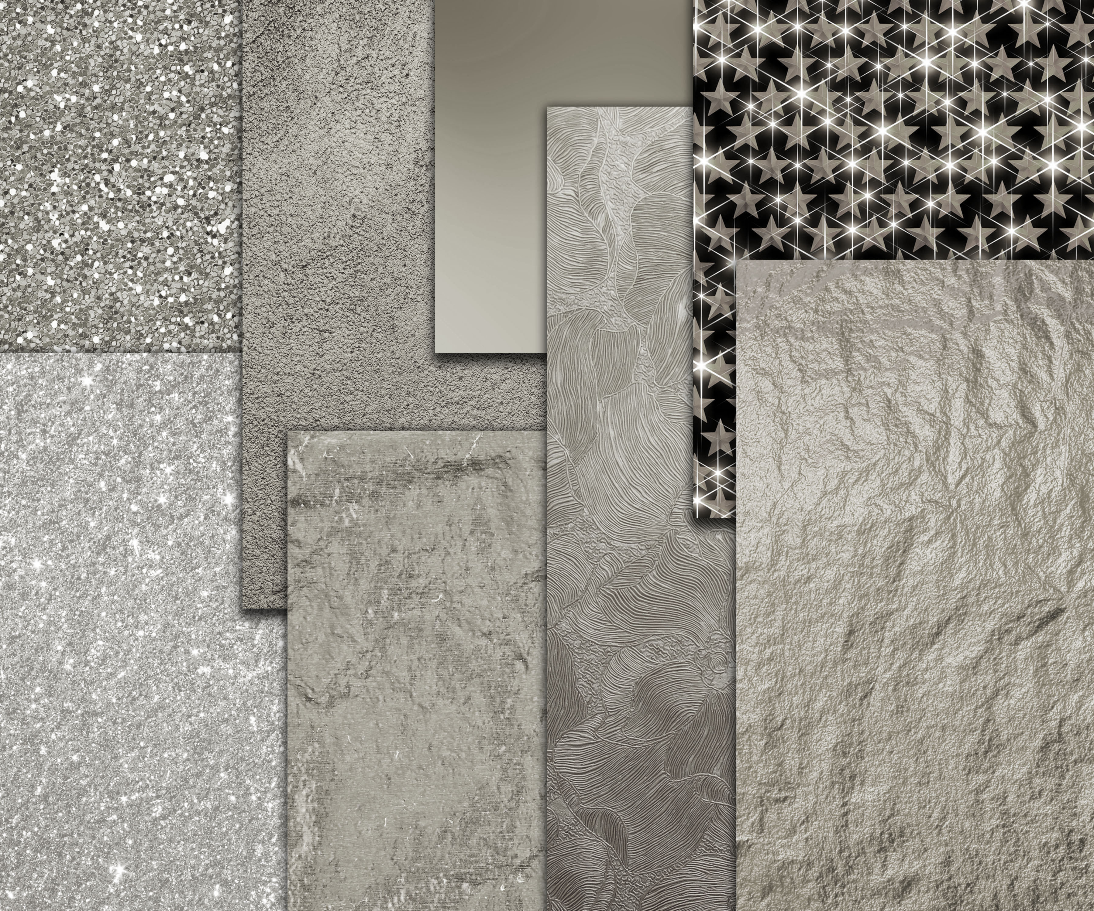 Silver Digital Paper (30042) | Backgrounds | Design Bundles