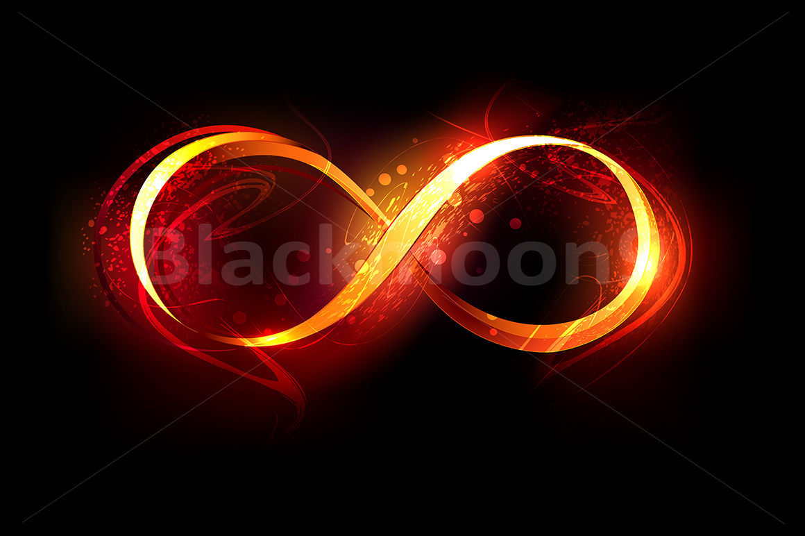 Fire Symbol of Infinity (98187) | Illustrations | Design Bundles