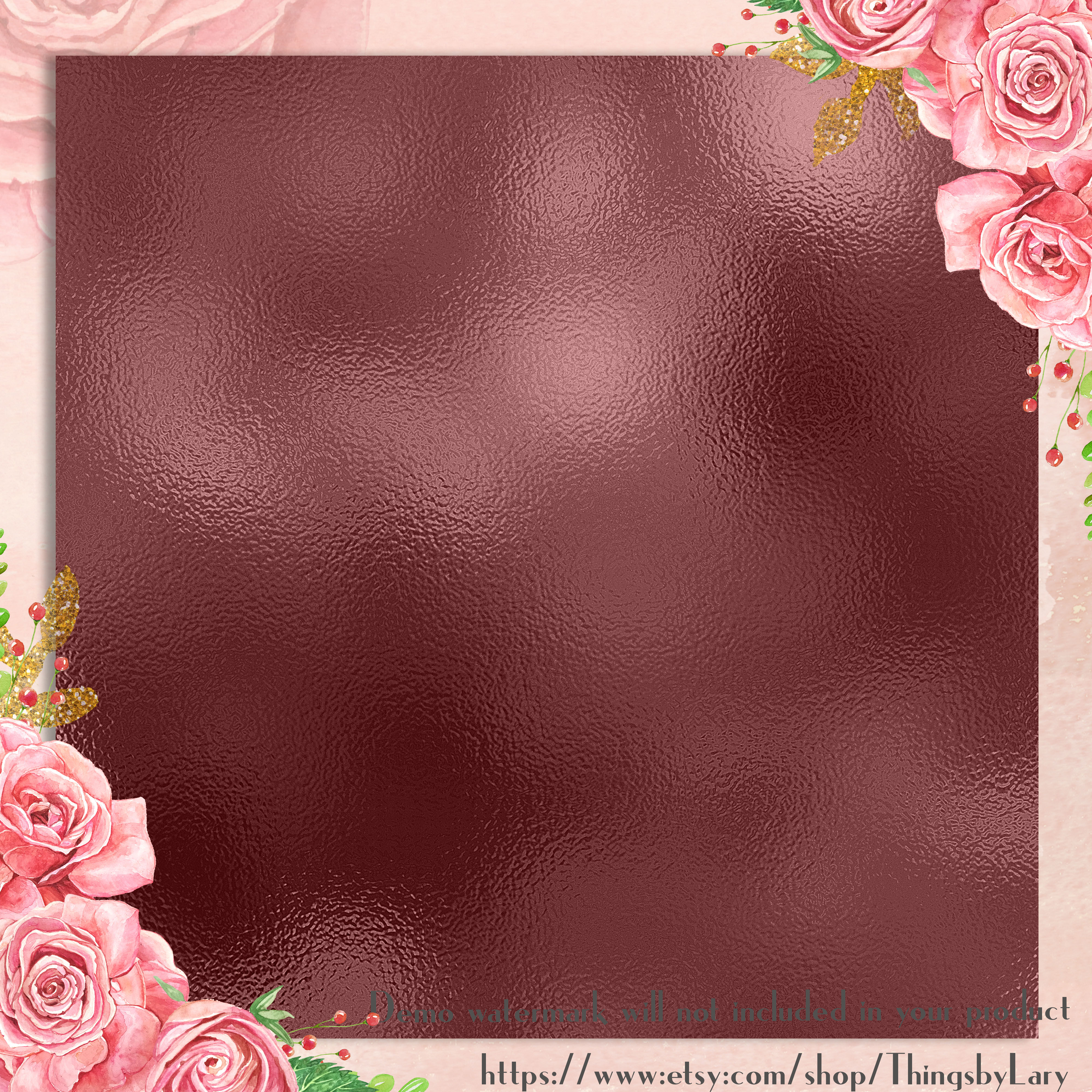 42 Rose Gold Foil Texture Papers (91357) | Textures | Design Bundles