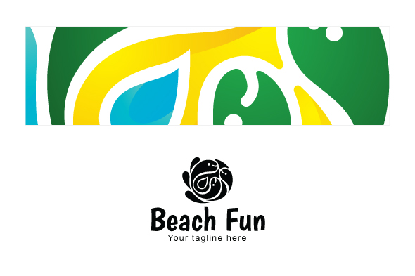 Beach Fun - Sea Sports Stock Logo Template (26078) | Logos | Design Bundles