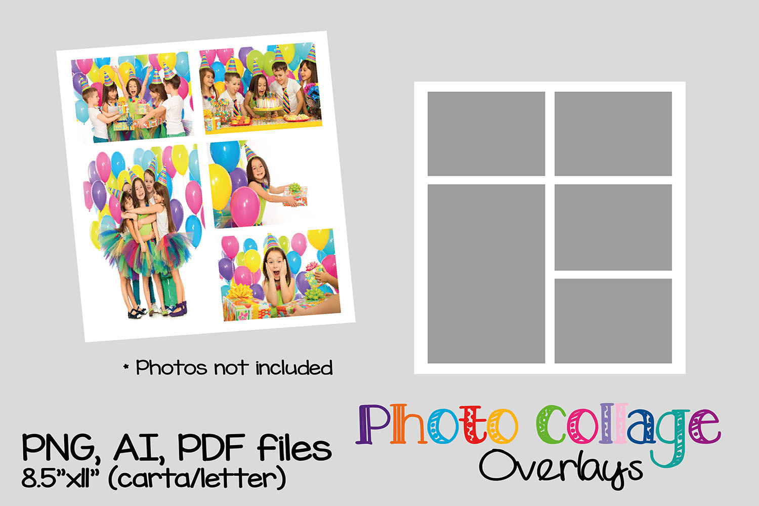15 Photo collage templates bundle