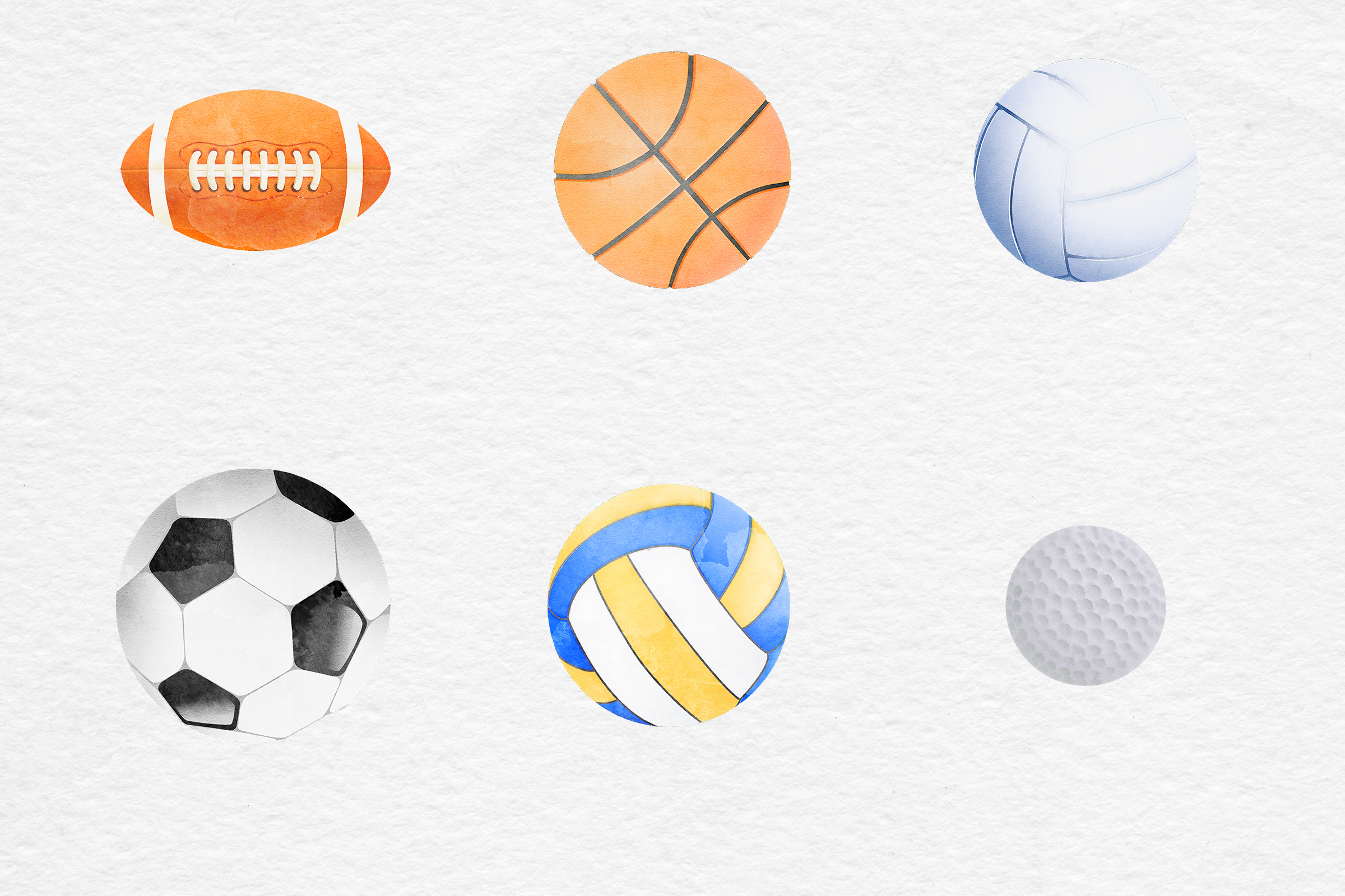 Watercolor Sport Clipart