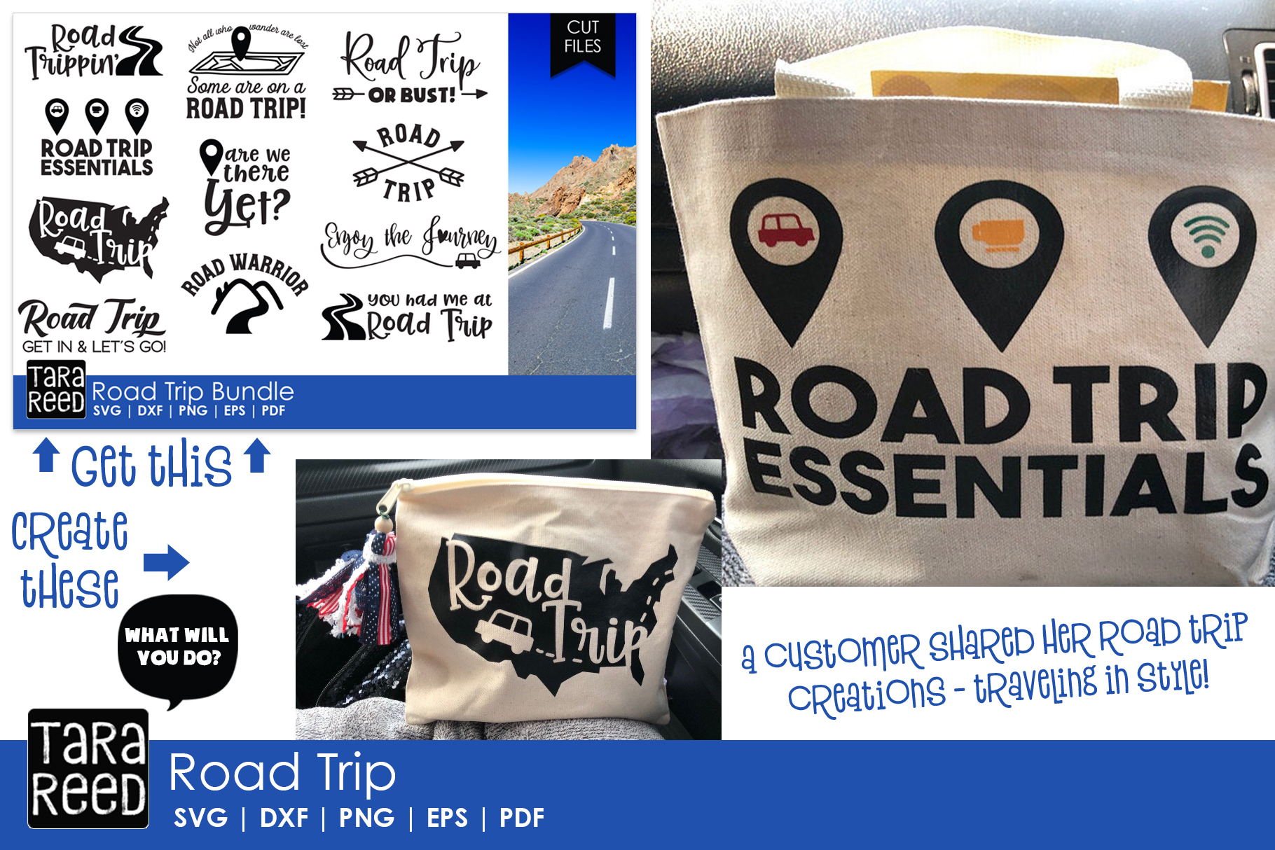 Road Trip svg bundle