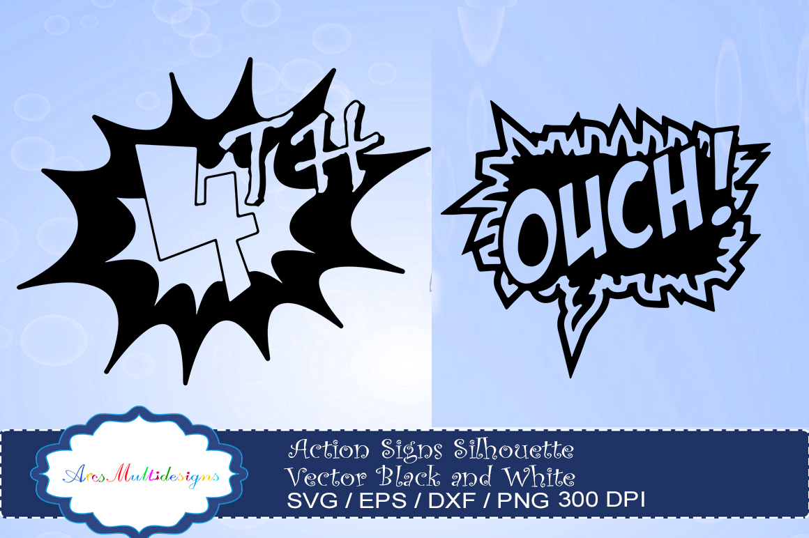 action signs svg vector silhouette / action sign svg clipart