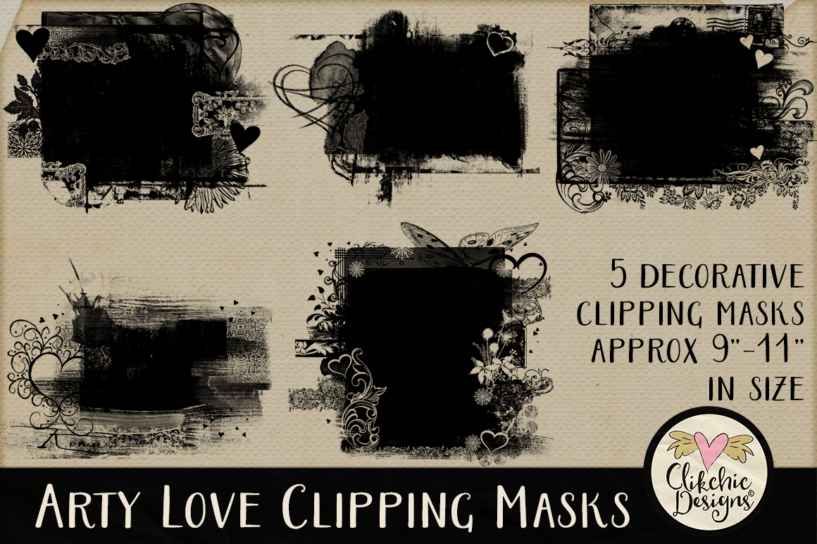 Clipping Masks - Arty Love Photoshop Masks & Tutorial