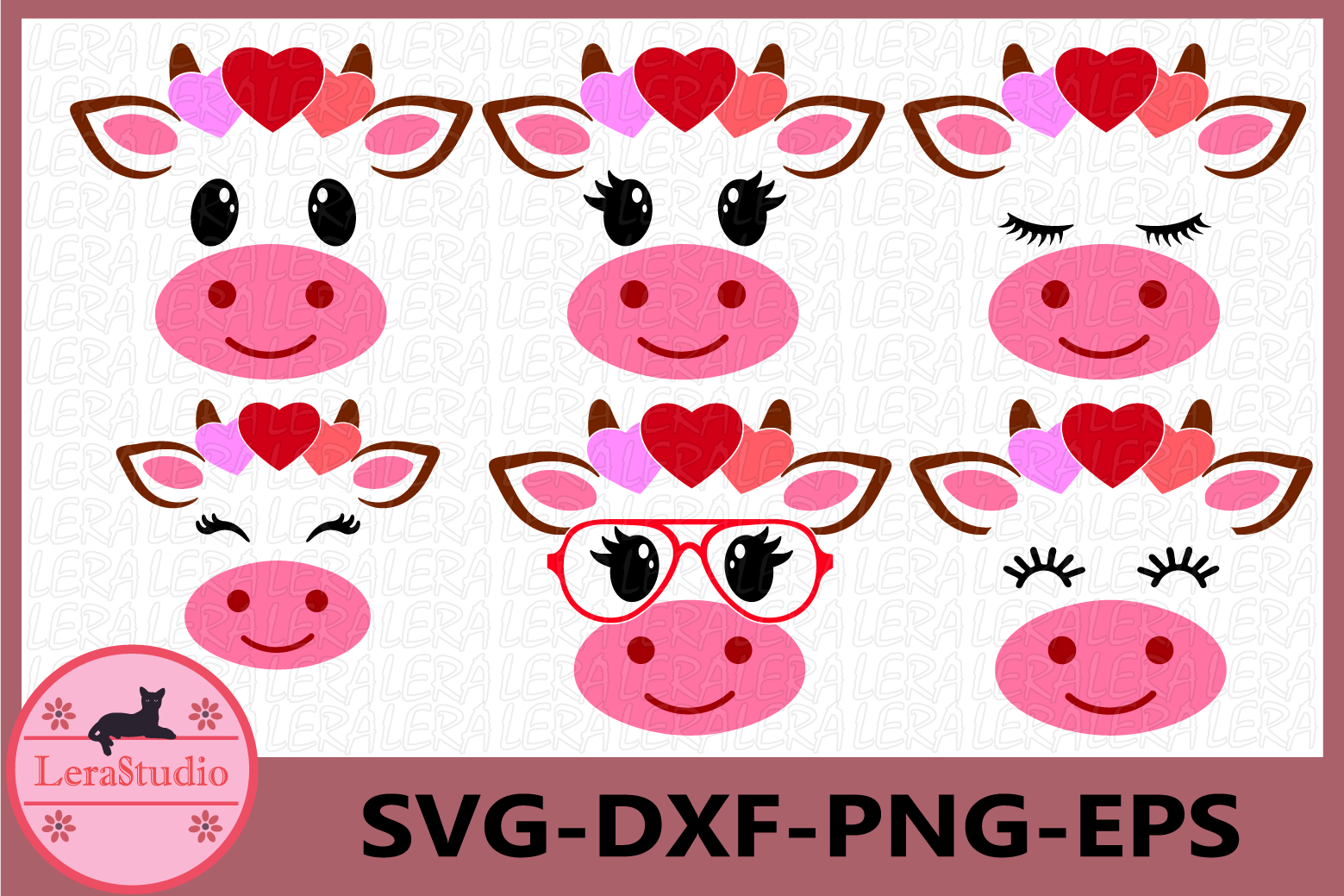 Cow SVG, Valentine svg, Cow head svg,Valentine Shirt svg