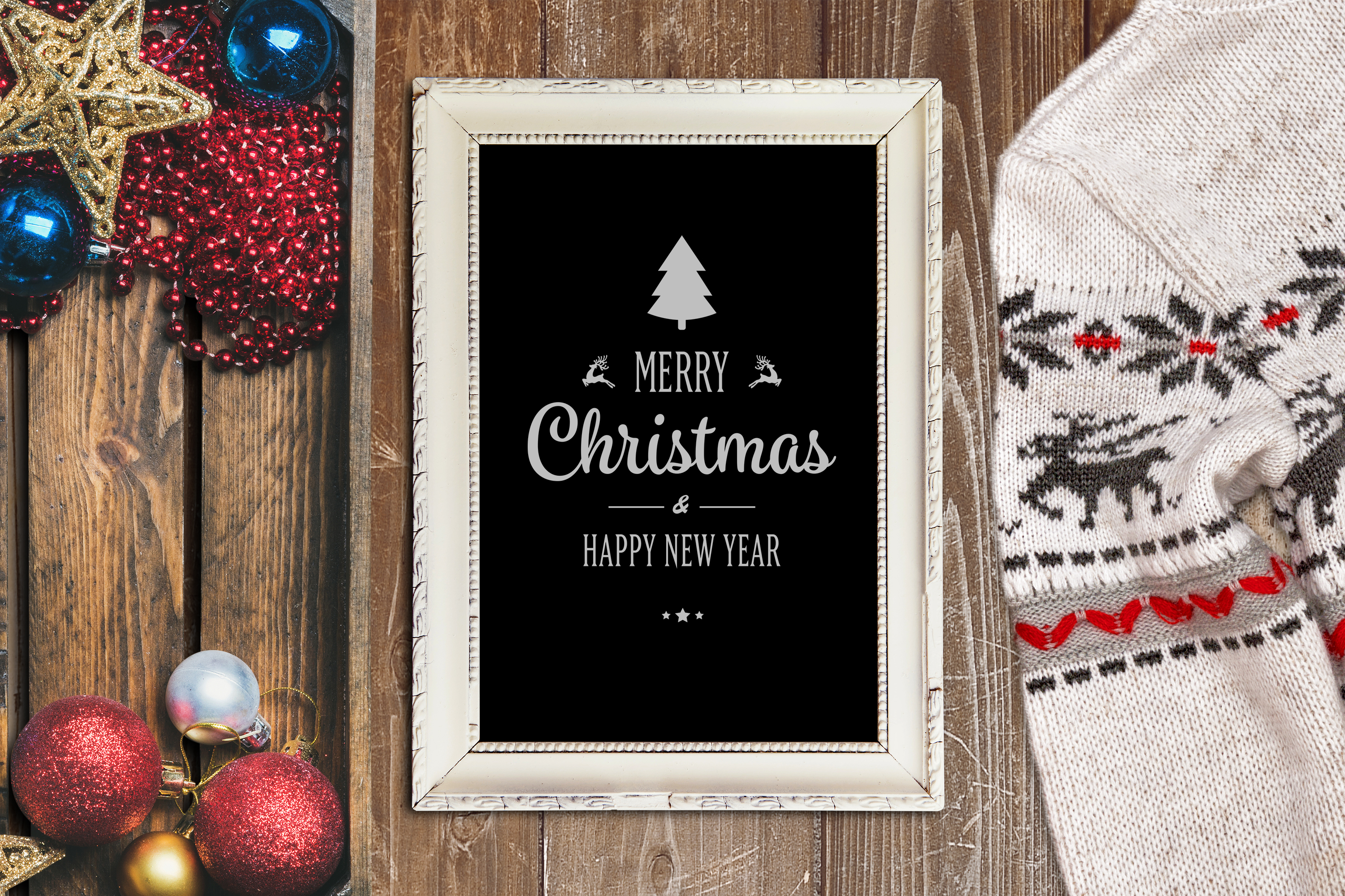 Christmas Scene & Mock-up Creator #5 (162513) | Mock Ups | Design Bundles