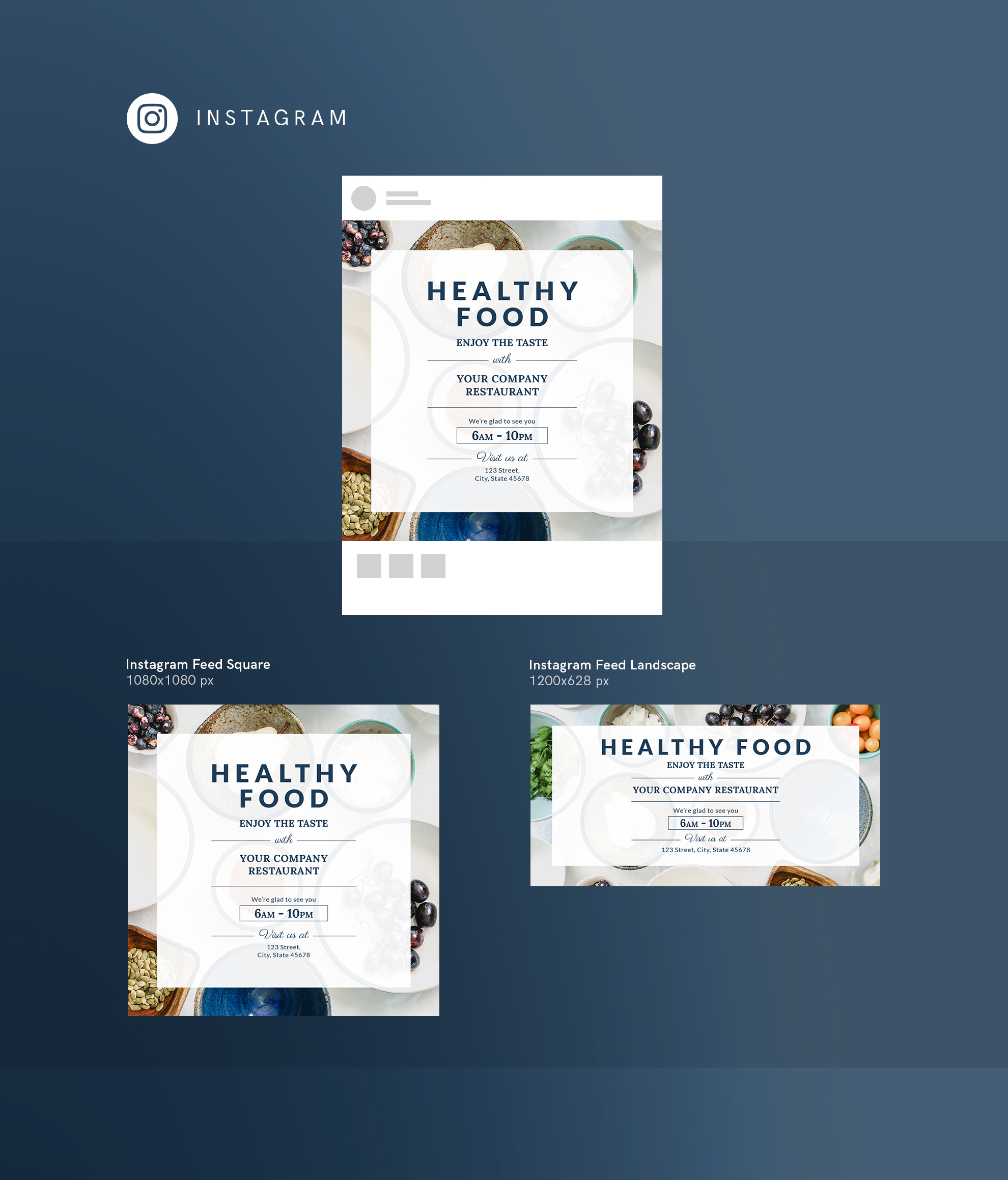 Healthy Food Design Templates Bundle (78006) | Branding | Design Bundles