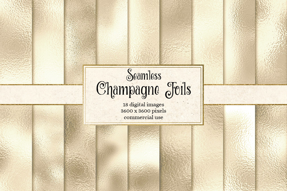 Champagne Foil Textures (115472) | Patterns | Design Bundles