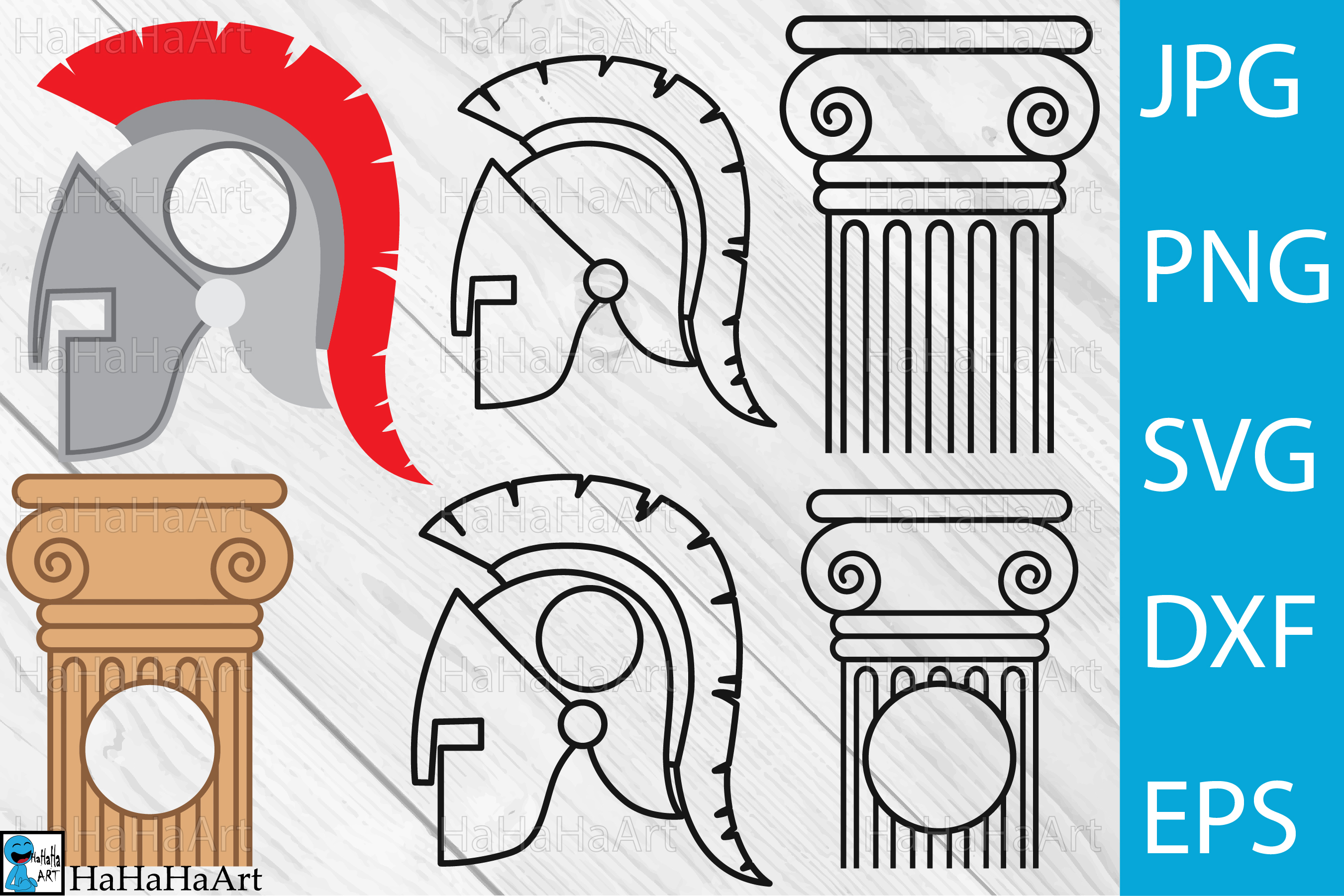 Greek Alphabet V1 - Clip art / Cutting Files - 64c