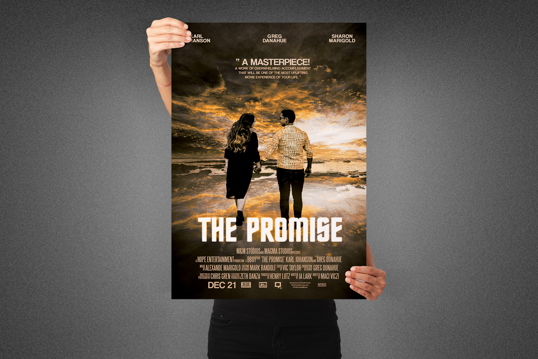 The Promise Movie Poster Template (302594) | Flyers | Design Bundles