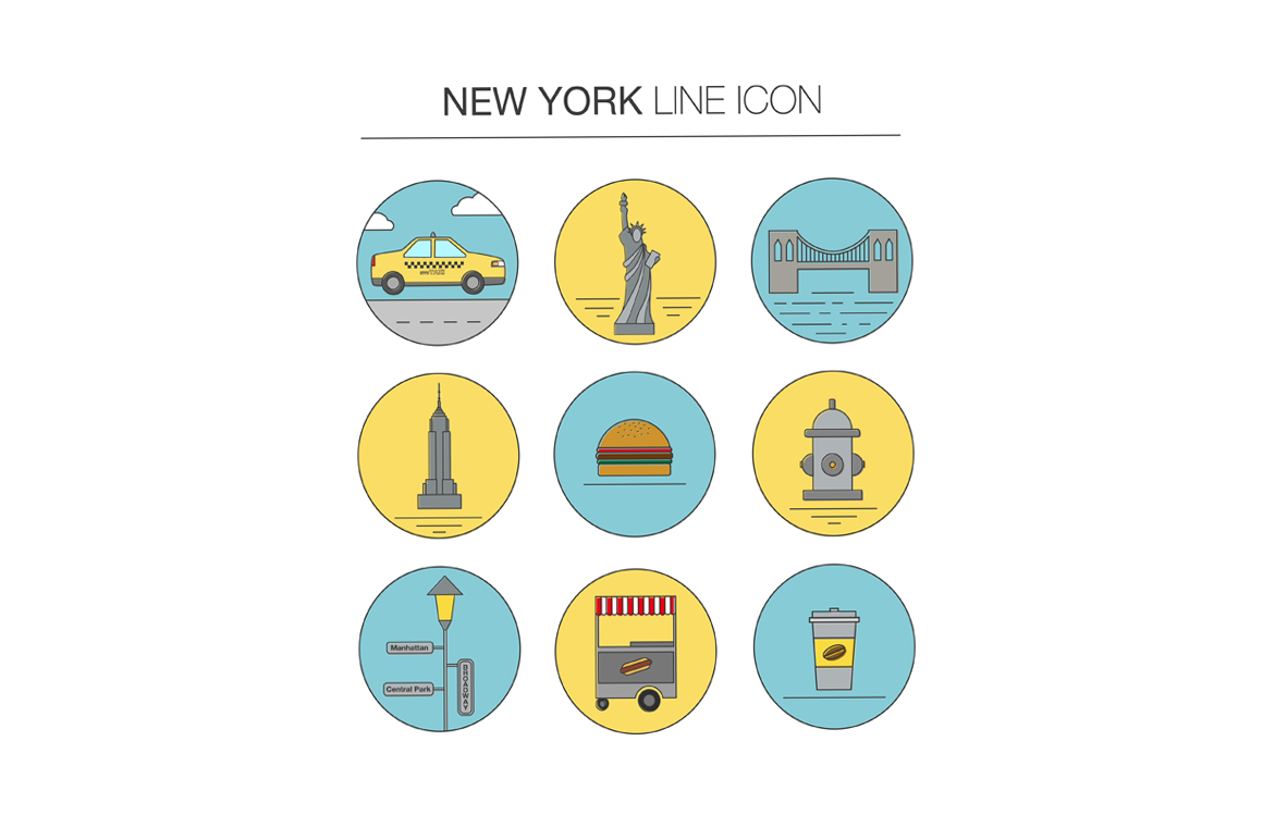 NEW YORK vector collection