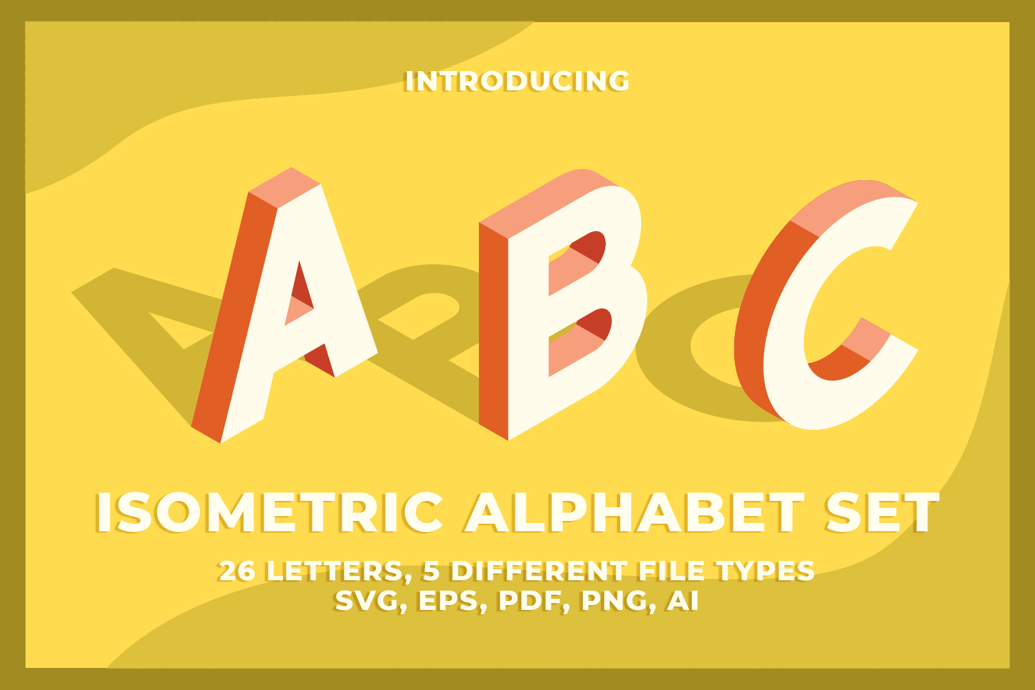 Isometric Alphabet Set