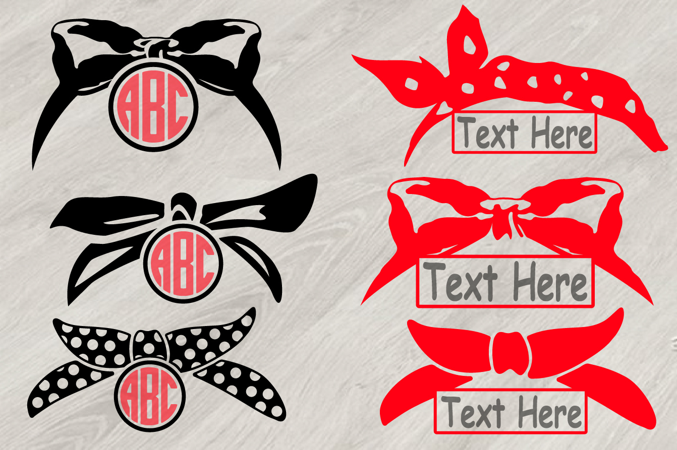 Bandana Circle Split SVG, wild west western scarf mask 785S (84290 ...