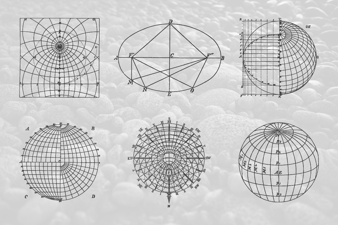 Mathematical Geography Vol. 1 (11110) | Illustrations | Design Bundles