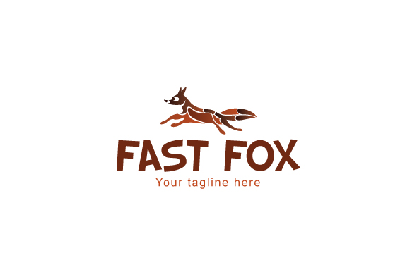 Fast Fox - Active Wild Animal Stock Logo Design (26064) | Logos ...