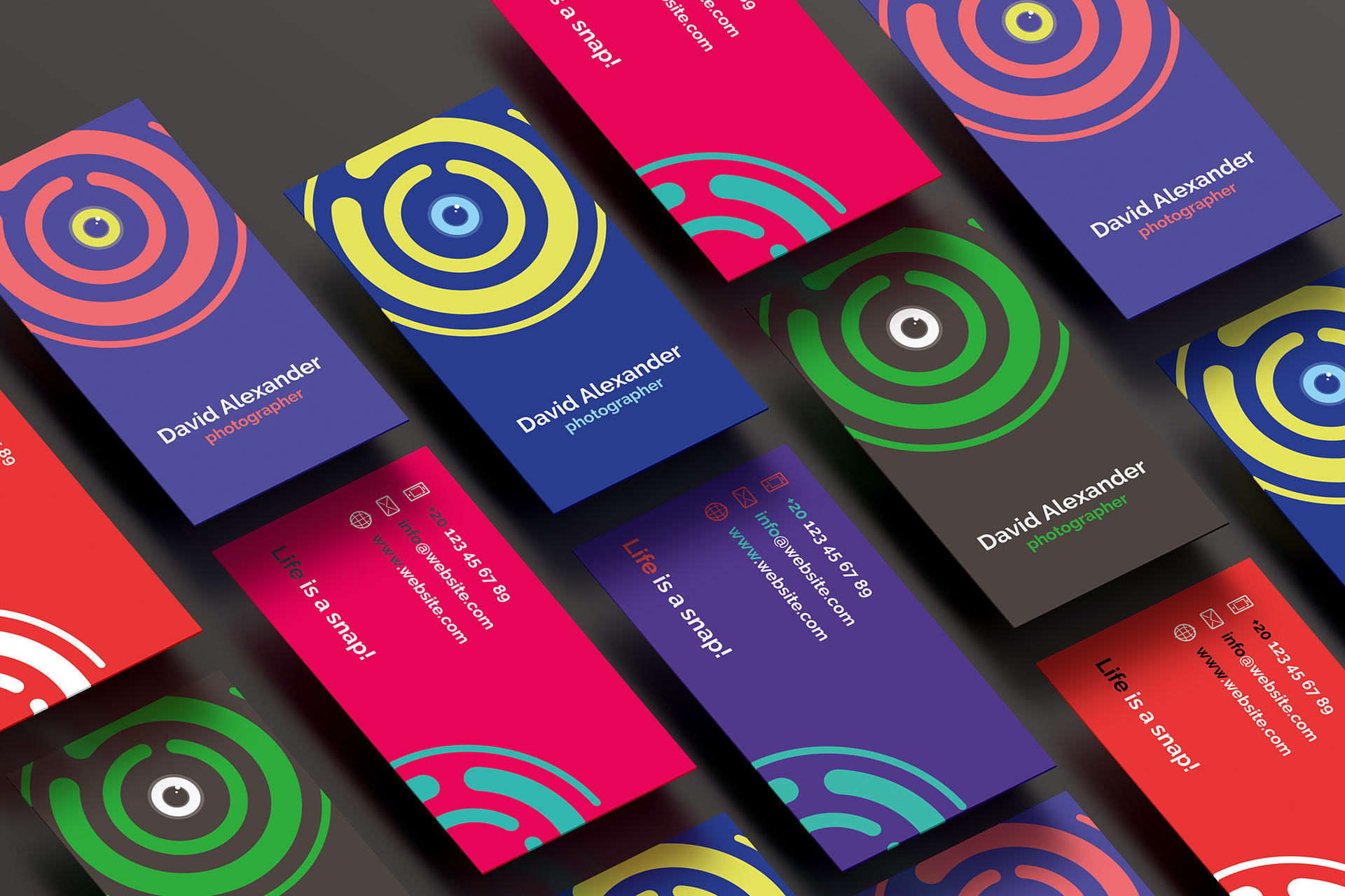 Photographer Business Cards + Logo (17430) | Business Cards | Design ...