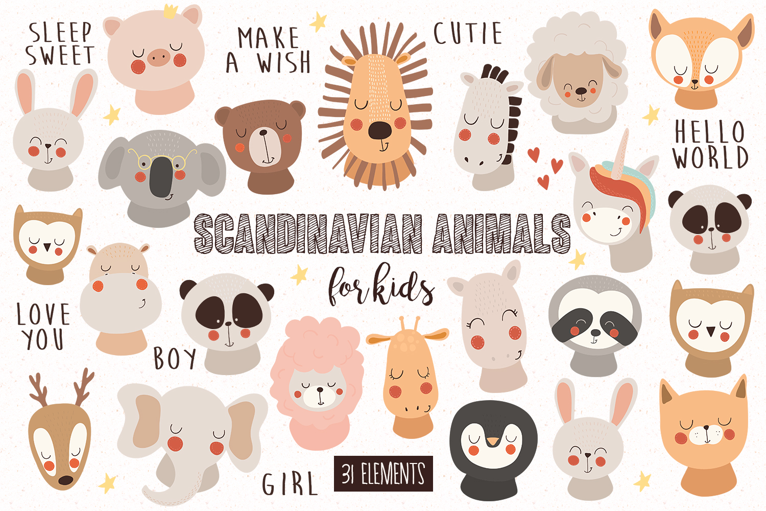 Scandinavian Animals for kids