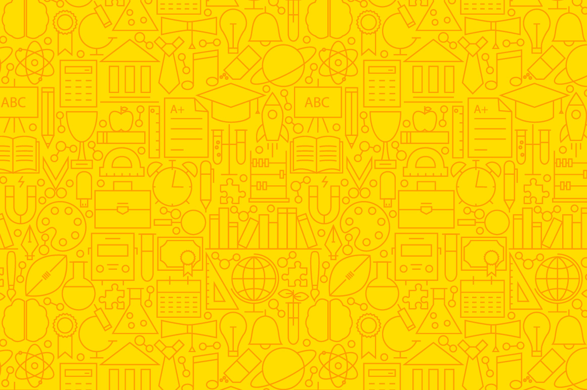 School & Education Line Tile Patterns