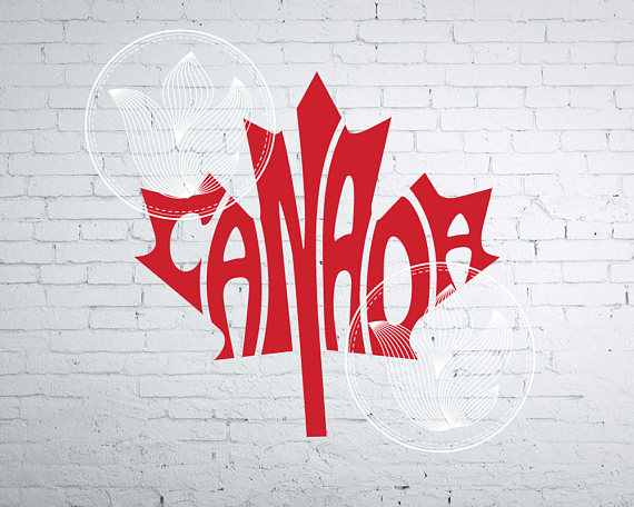 Digital Canada Word Art, Canada jpg, png, eps, svg, dxf, Canada logo ...