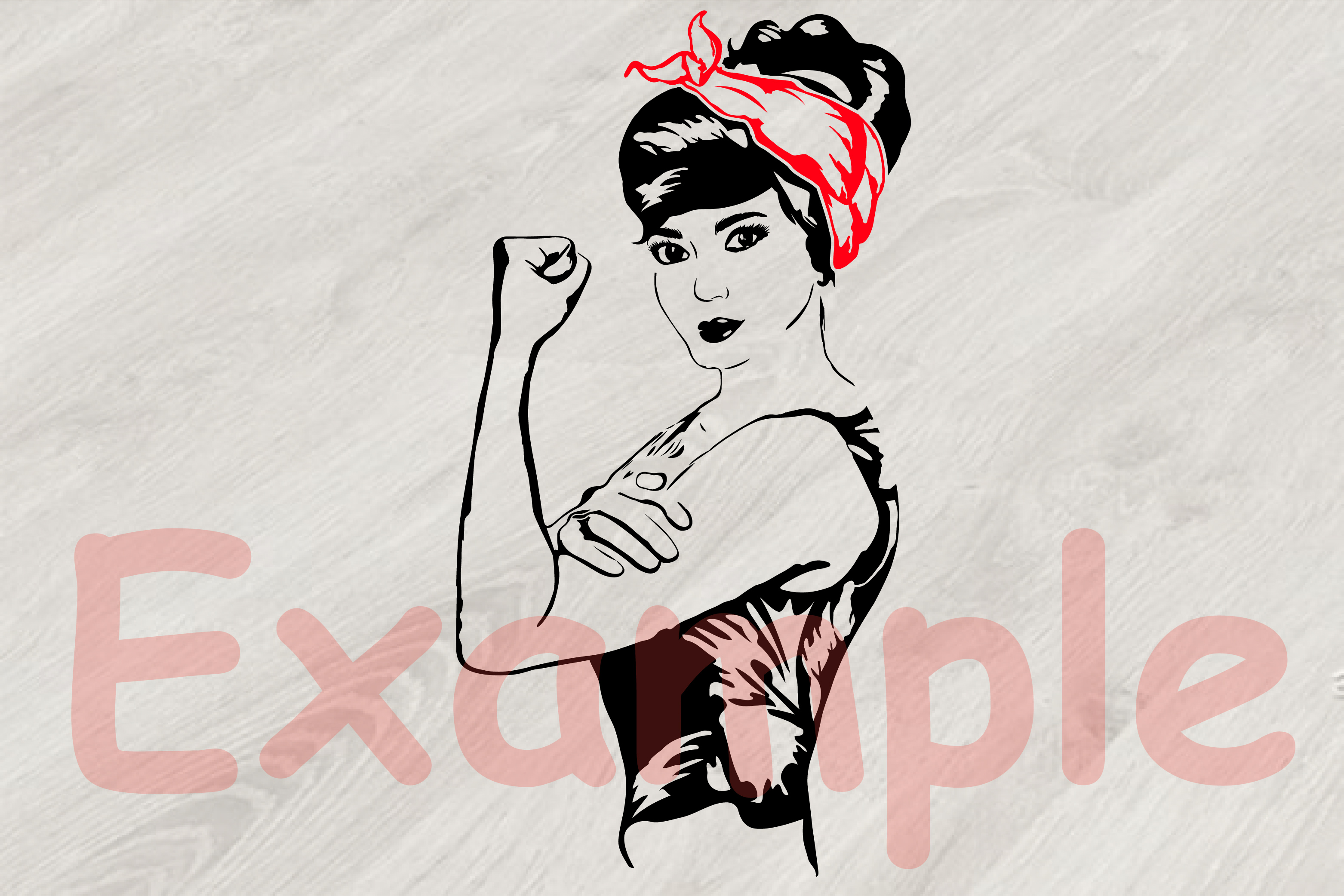 Girl Power Bandana, Rosie the Riveter babe youth women 797S