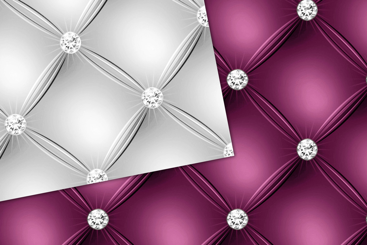 Diamond Tufted Digital Paper (71992) | Textures | Design Bundles