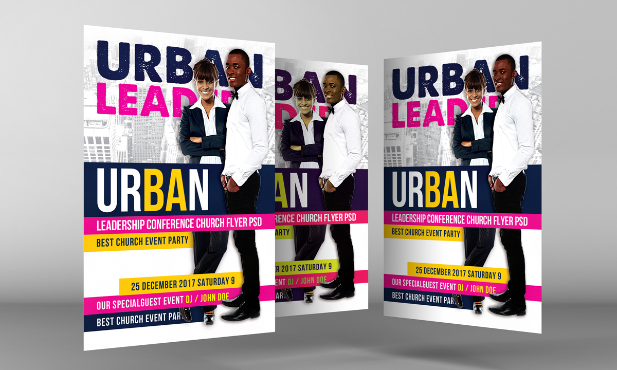 Youth Leadership Conference Church Flyer (483420) | Flyers | Design Bundles
