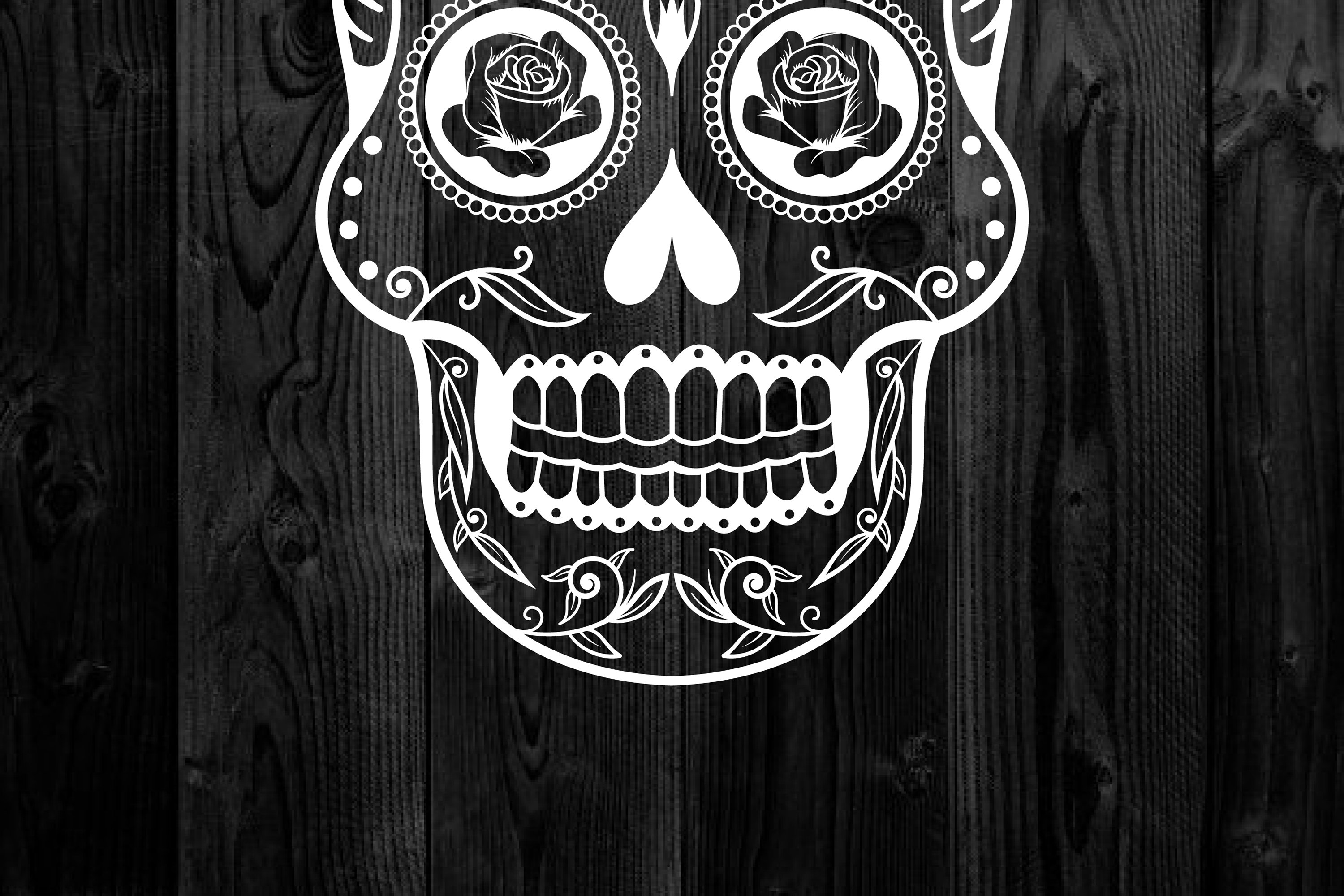 Sugar Skull SVG Cut File 353321 Cut Files Design Bundles