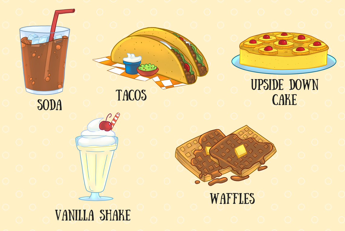 A to Z Fun Foods Clip Art Collection