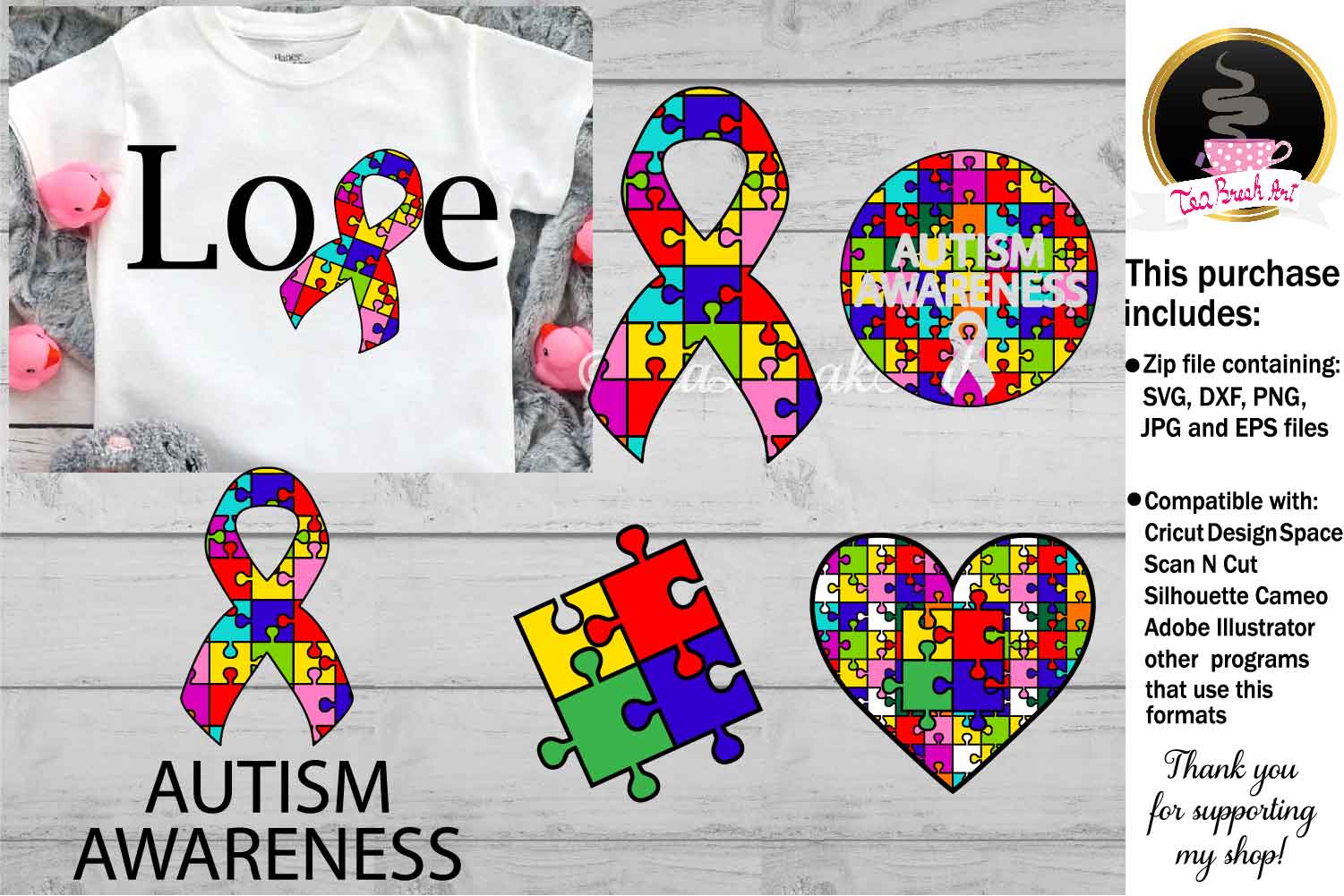 Autism Awareness Cutting Files 442