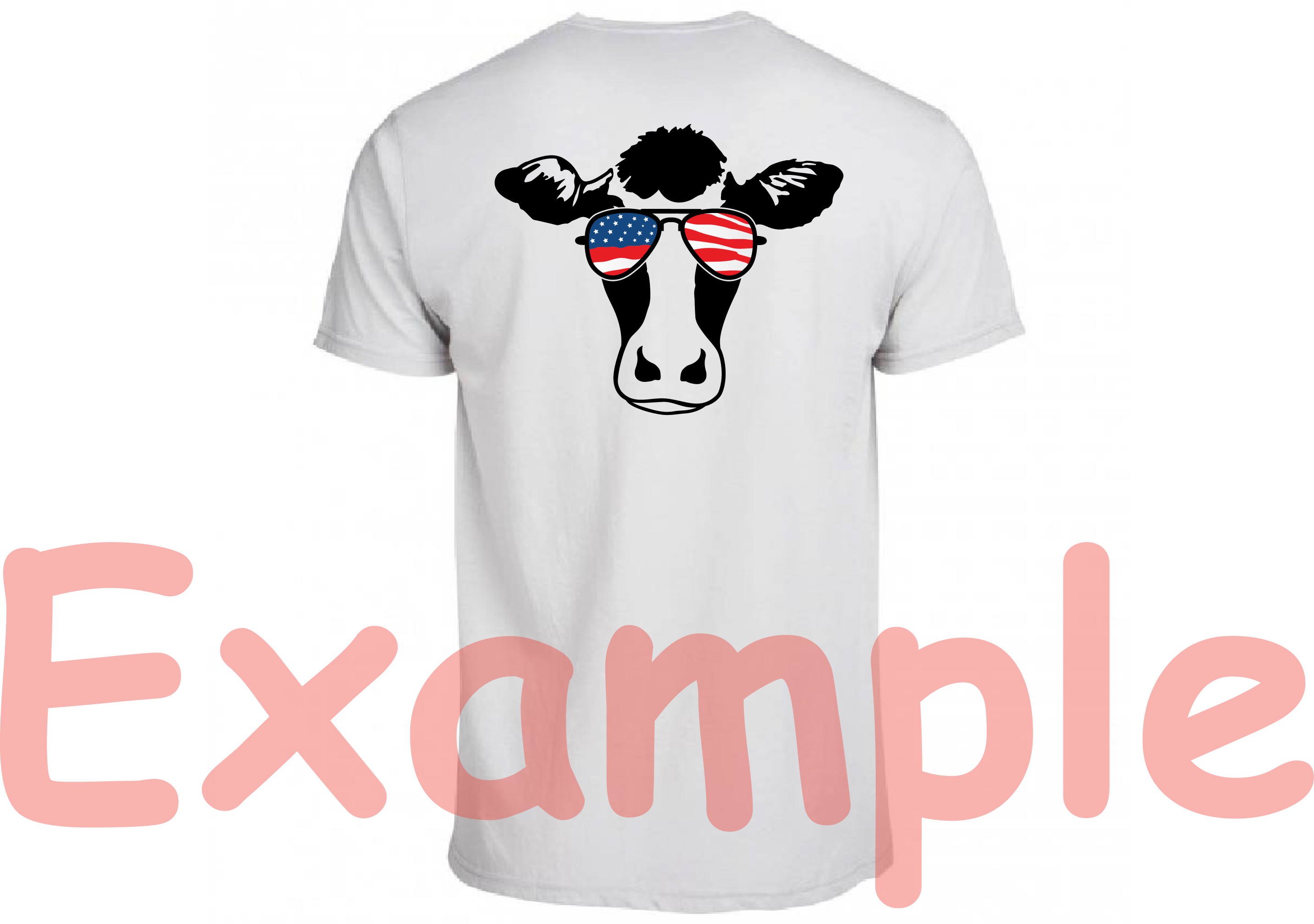 Cow USA Flag Glasses ,cowboy western 4th July 831S