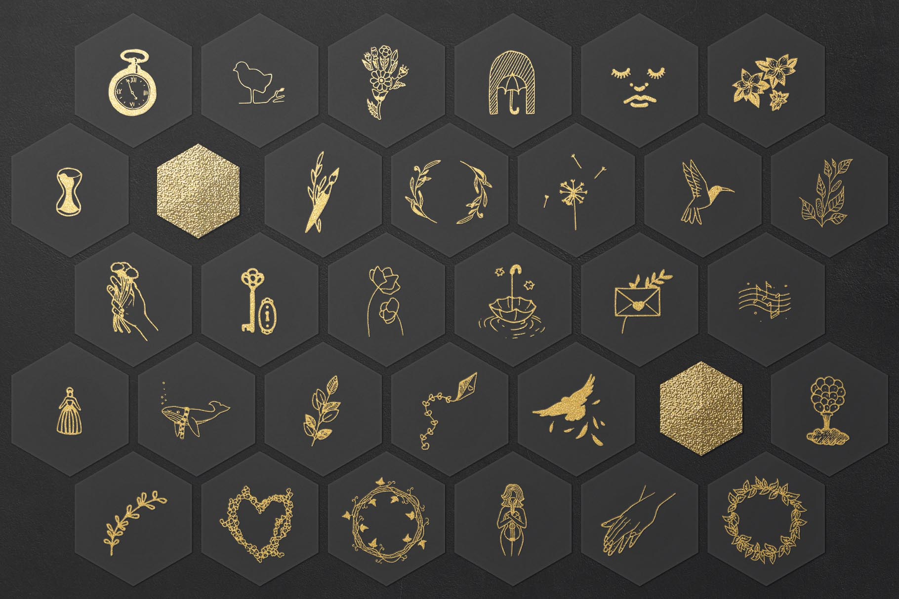 150 Hand Drawn Elements -Logo- (297994) | Illustrations | Design Bundles