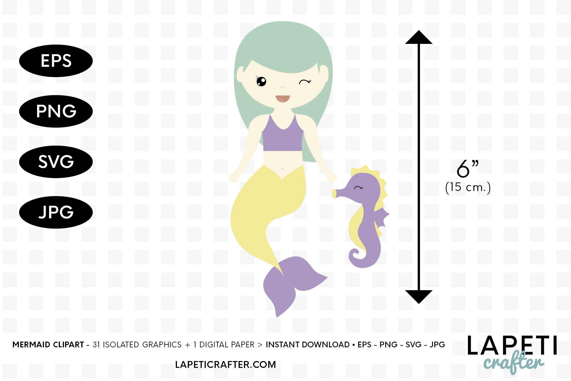 Mermaid clipart, little mermaid vector download, mermaid svg (527552 ...