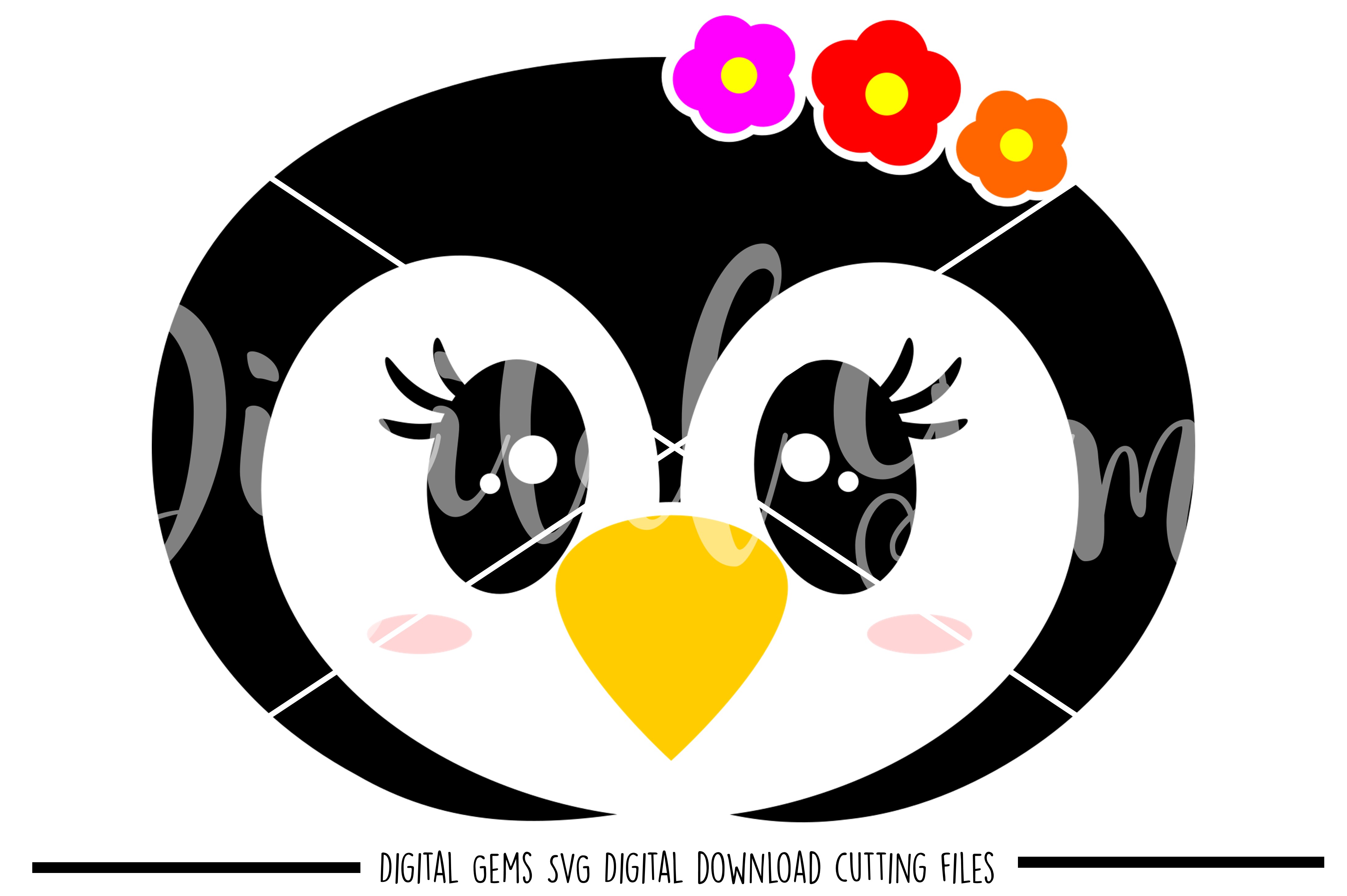 Penguin SVG / EPS / DXF Files