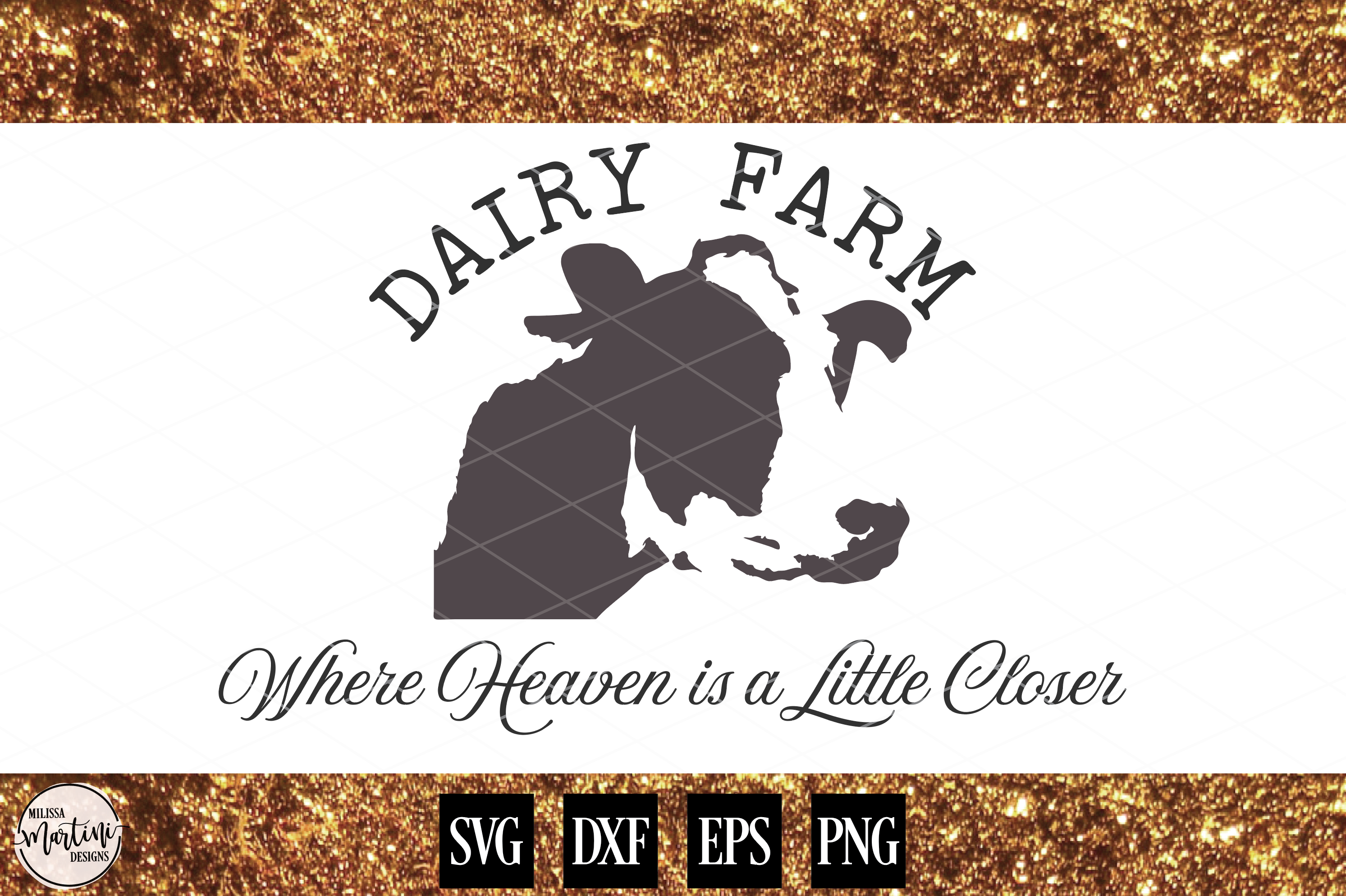 Dairy Farm Cow Sign (100822) | SVGs | Design Bundles